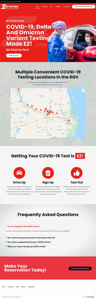 EZ Testing - KangoMedia Web Design